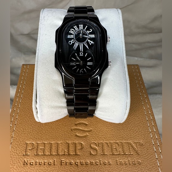 Philip Stein | Accessories | New Philip Stein Ladies Signature Black ...